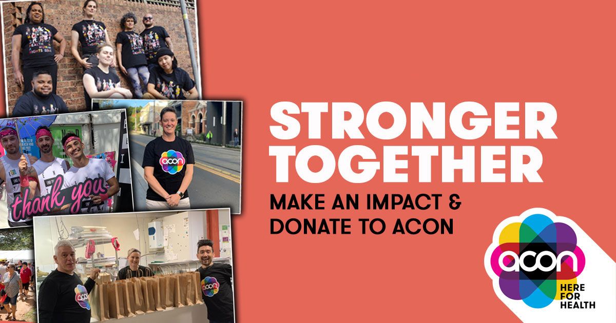Support ACON. Big or small - every little bit counts.